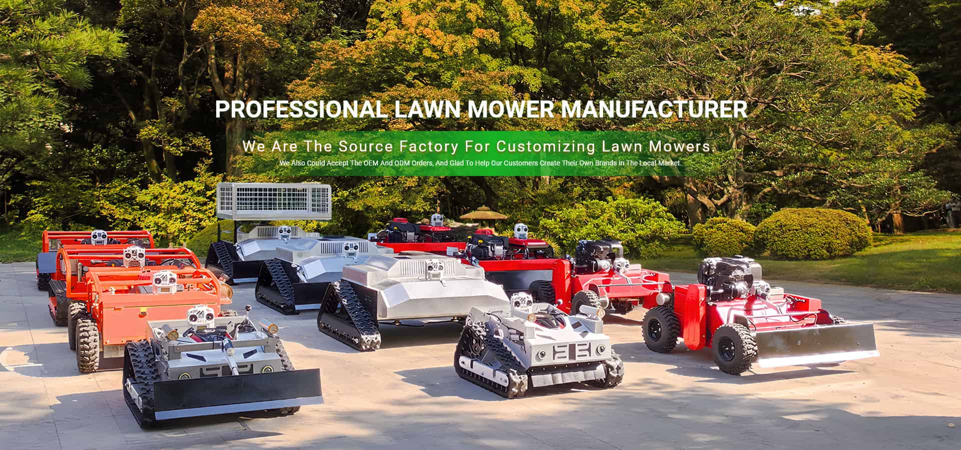 Remote Control Mowers Factory - Mower (Shandong) Machinery